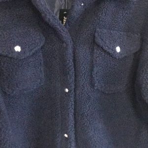 jason maxwell | Jackets & Coats | Jason Maxwell Blue Fuzzy Teddy Bear ...